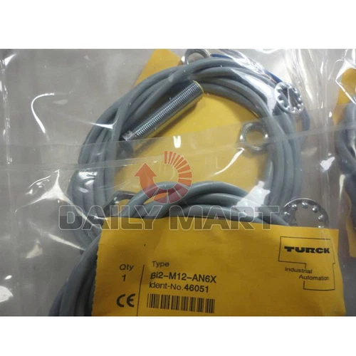 Turck BI2-M12-AN6X Inductive Sensor Threaded Barrel Chrome Plated Brass ...