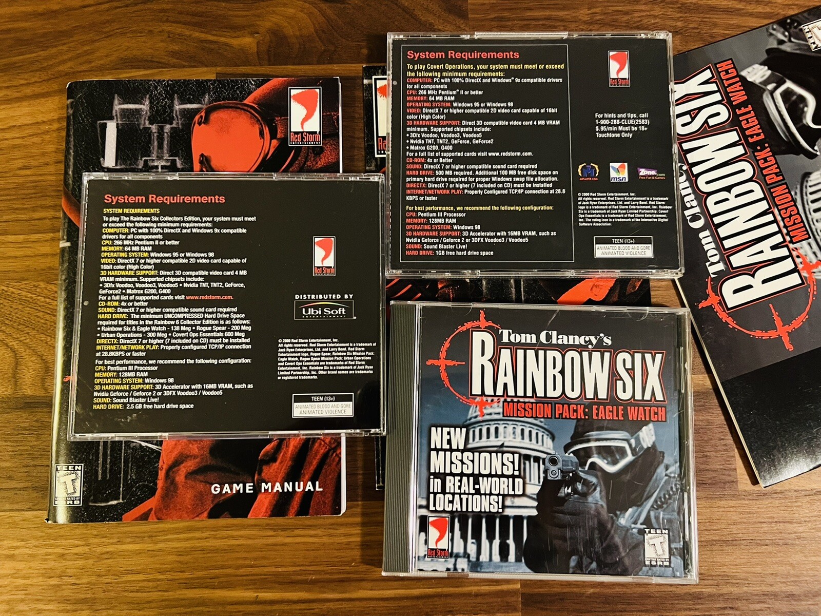 TOM CLANCY RAINBOW COVERT OPS Essential, EAGLE WATCH PC | eBay