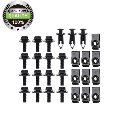 Splash Shield Guard Bumper Hardware Kit Body Bolt Clip for Infiniti G35 ...