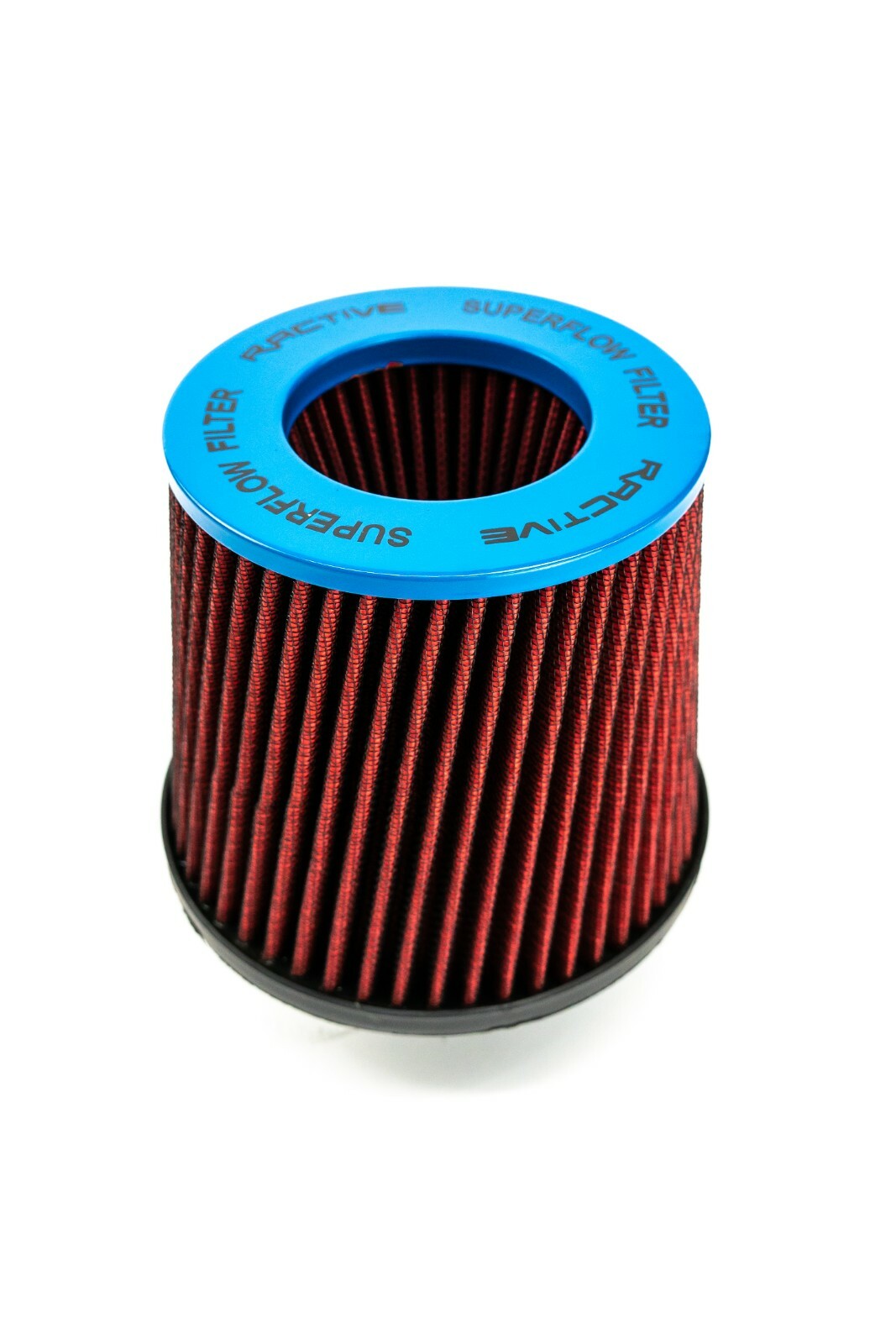 3" Ractive Universal Air Filter KN 3 Inch Cold Intake Round Cone Blue ...