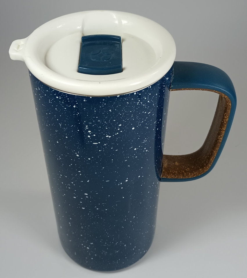 Ello Campy Insulated Stainless Steel Coffee Travel Mug Blue 18Oz BPA/BPS Free. | eBay