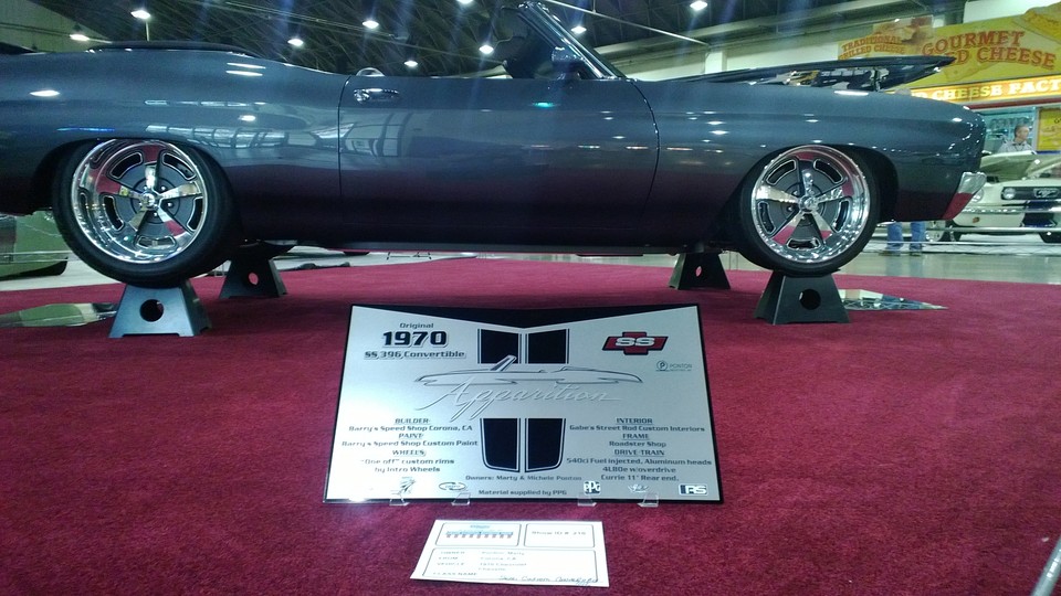 3D Car Show Sign Info Board Ford Dodge Mopar Chevy Custom Hot Rod ...