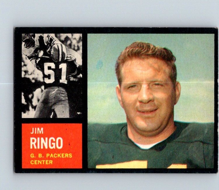 1962 TOPPS FOOTBALL #68 JIM RINGO SP NRMT JN | eBay