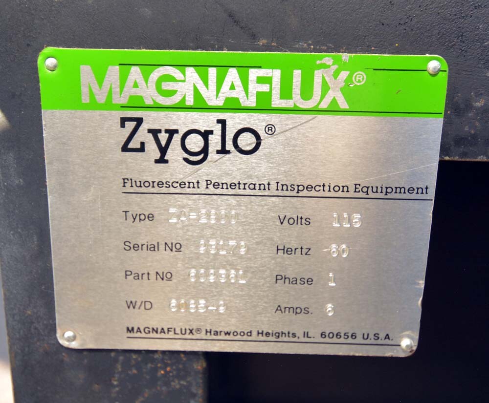 Magnaflux Zyglo Inspection Booth ZA-2800 (Inv.43957) | eBay