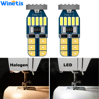 2X NEW Super Bright LEDs Light Bulbs for Singer Sewing Machine 12v 5w ...