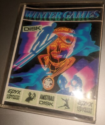 Vintage Amstrad CPC Winter Games - Disk Version | eBay UK