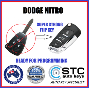DODGE NITRO COMPLETE CAR REMOTE FLIP KEY CHIP FOB 2007 2008 2009 2010 ...