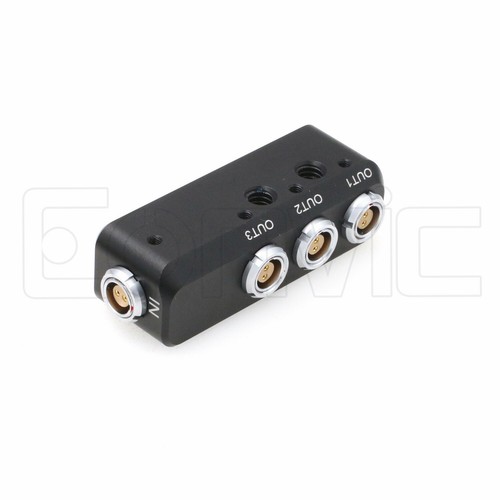 Power Splitter Box 0B 2 Pin Female to 3 x 0B 2-pin Female 14.8V Camera ...