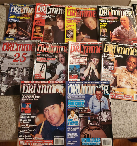 Lot of (10) MODERN DRUMMER Magazines-Various Issues 2001 2002 | eBay