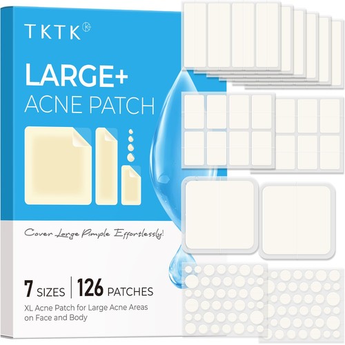 TKTK Large Pimple Patches for Face, 7 Sizes XL Acne 7 126 Count | eBay