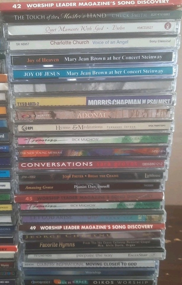 Lot of 50 Christian Religious CDs Classic Contemporary Praise Gospel ...