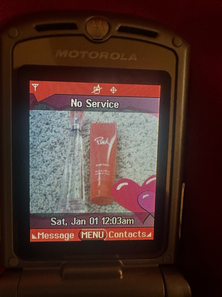 Vintage Y2K Motorola RAZR V3m Verizon Pink Cellular Phone READ ...