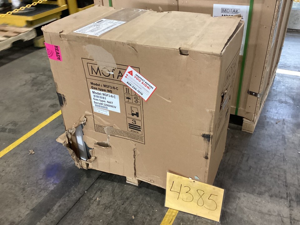 | 4385 | MoTak MGF3-N-C Gas Fryer - (1) 40 lb Vat, Floor Model, Natural ...