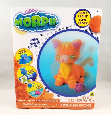 NEW Morph Molding Dough Atomic Tangerine Orange Lightweight Foam Clay ...