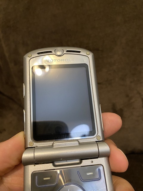 Motorola RAZR V3 - Silver (Verizon) Cellular Phone for sale online | eBay