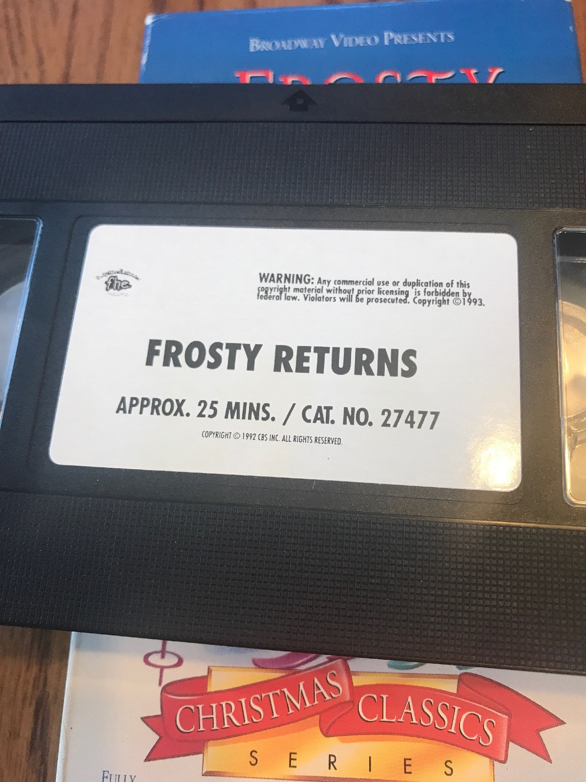 Frosty Returns(VHS,1993)CHRISTMAS CLASSICS SERIES-TESTED-RARE VINTAGE ...