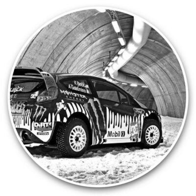 2 x Vinyl Stickers 30cm (bw) - Underground Race Rally Car #35291 | eBay UK