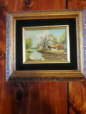 Vintage Signed Beaumont Oil painting. | eBay