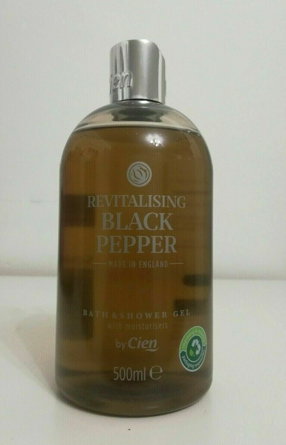Cien Luxury Orange & Bergamot Black Pepper Gingerlily Bath & Shower Gel ...