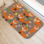 Cartoon fox Door Mat Indoor Hallway Balcony Mats Velvet Living Room ...