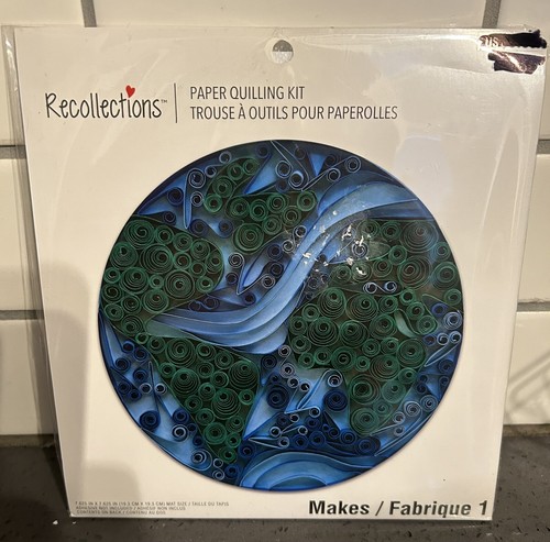 Recollections Decorative Paper Quilling Kit Template Earth World 7.625 ...