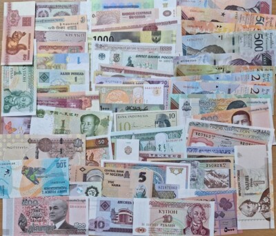 World Banknotes Lot Set 60 Pcs different notes ALL UNC | eBay