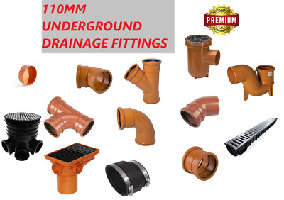 110mm Underground Drainage Fittings |Bend |Trap | Gully| Manhole |Drain ...