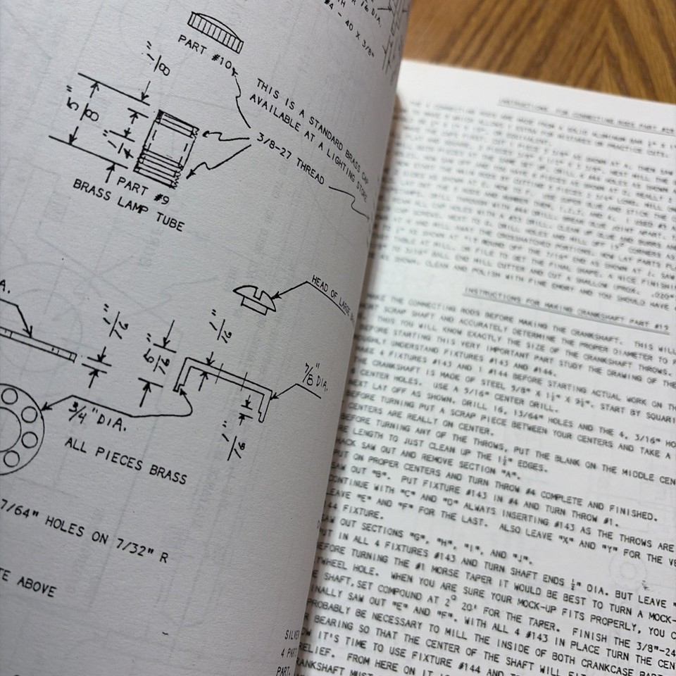 Vintage Building The Panther Pup Engine By Bill Reichart 4 Cylinder 4 ...