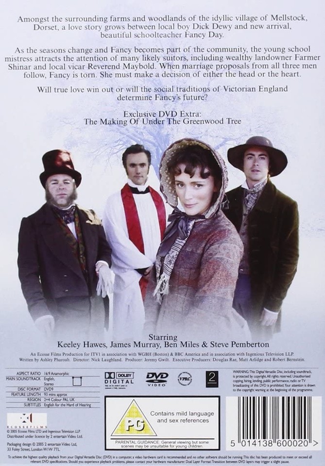 Under the Greenwood Tree (DVD) Keeley Hawes James Murray Ben Miles (UK ...