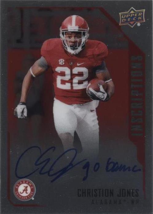 2015 Upper Deck Inscriptions - Christion Jones #CJ (AU, RC) for sale ...