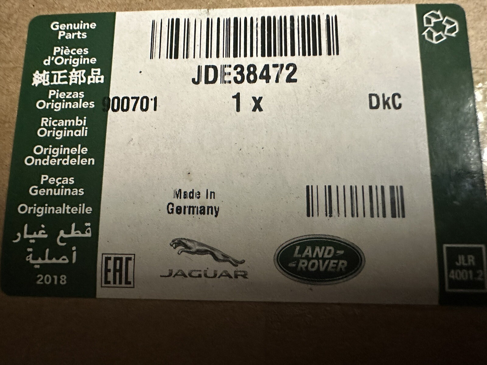 Jaguar Crankshaft Pulpy Vibration Damper JDE38472 | eBay