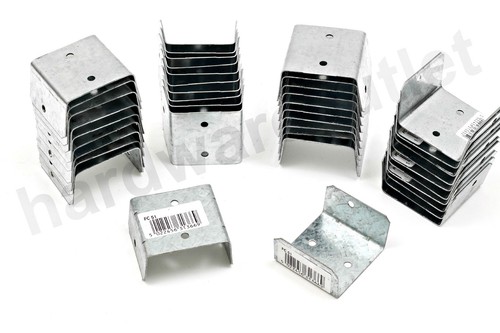 44 or 51mm Fence U CLIPS - Fencing Gates Easypost Timber Post Bracket U ...