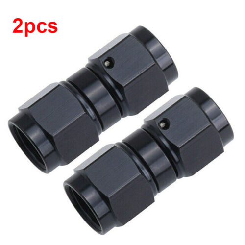 2pcs 8AN to 8AN Female Straight Swivel Coupler Union Fitting Adapter ...