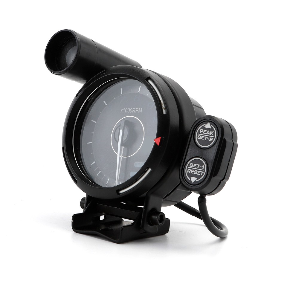 3.75" 7Color LED Car Pointer Tachometer Gauge RPM Meter High Speed ...
