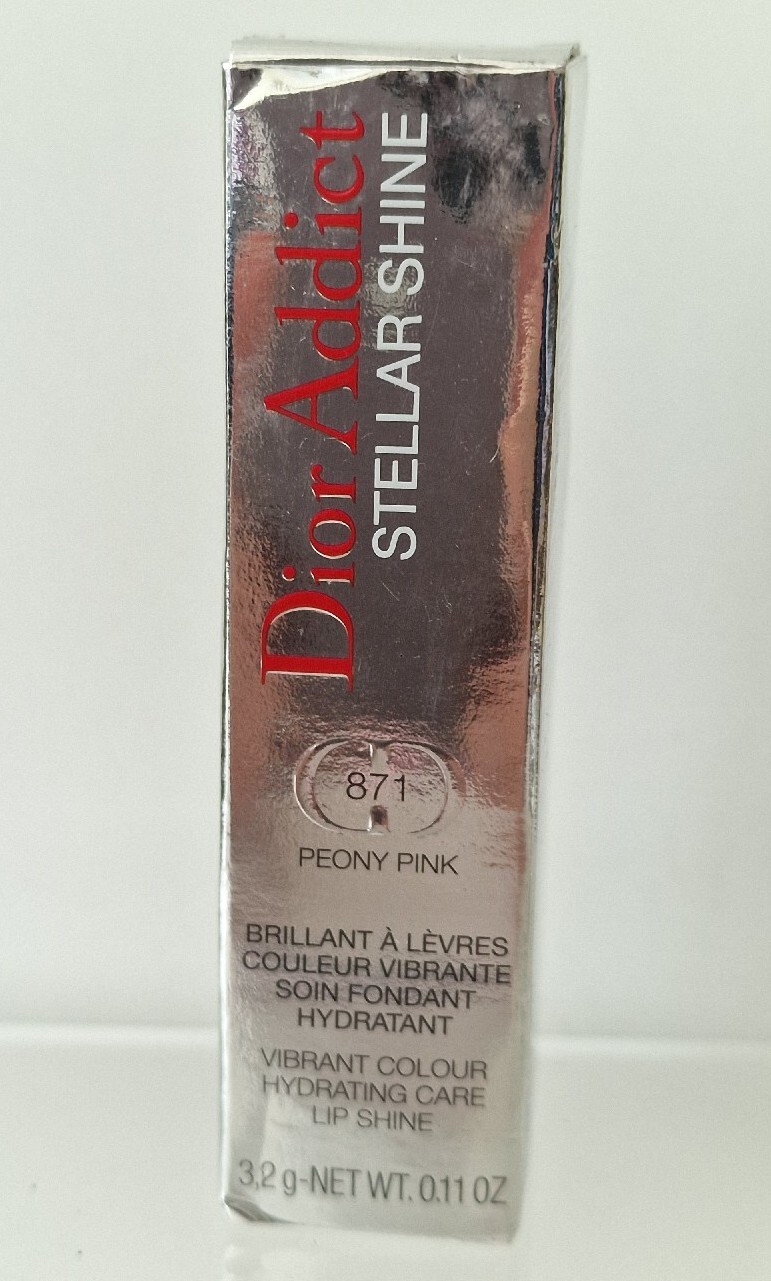 2 X DIOR ADDICT Stellar Shine Lipstick 871 PEONY PINK 3.2g BOXED for sale online | eBay