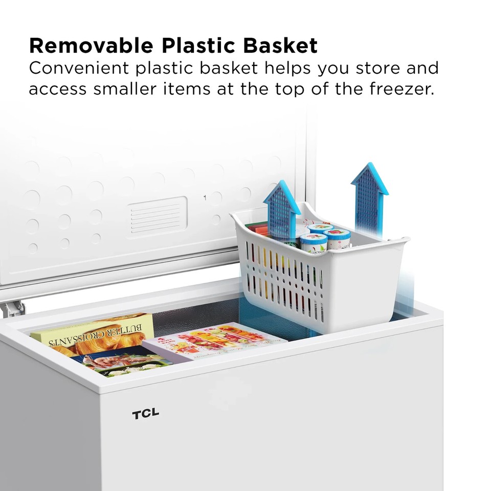 Frigidaire EFRF5003 5.0 Cu ft Chest Freezer - White | eBay