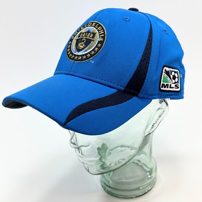 MLS Philadelphia Union L / XL Ball Cap Hat Adidas Fitmax Blue Soccer | eBay
