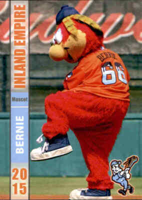 2015 Inland Empire 66ers Grandstand #36 Bernie MASCOT - NM Baseball ...