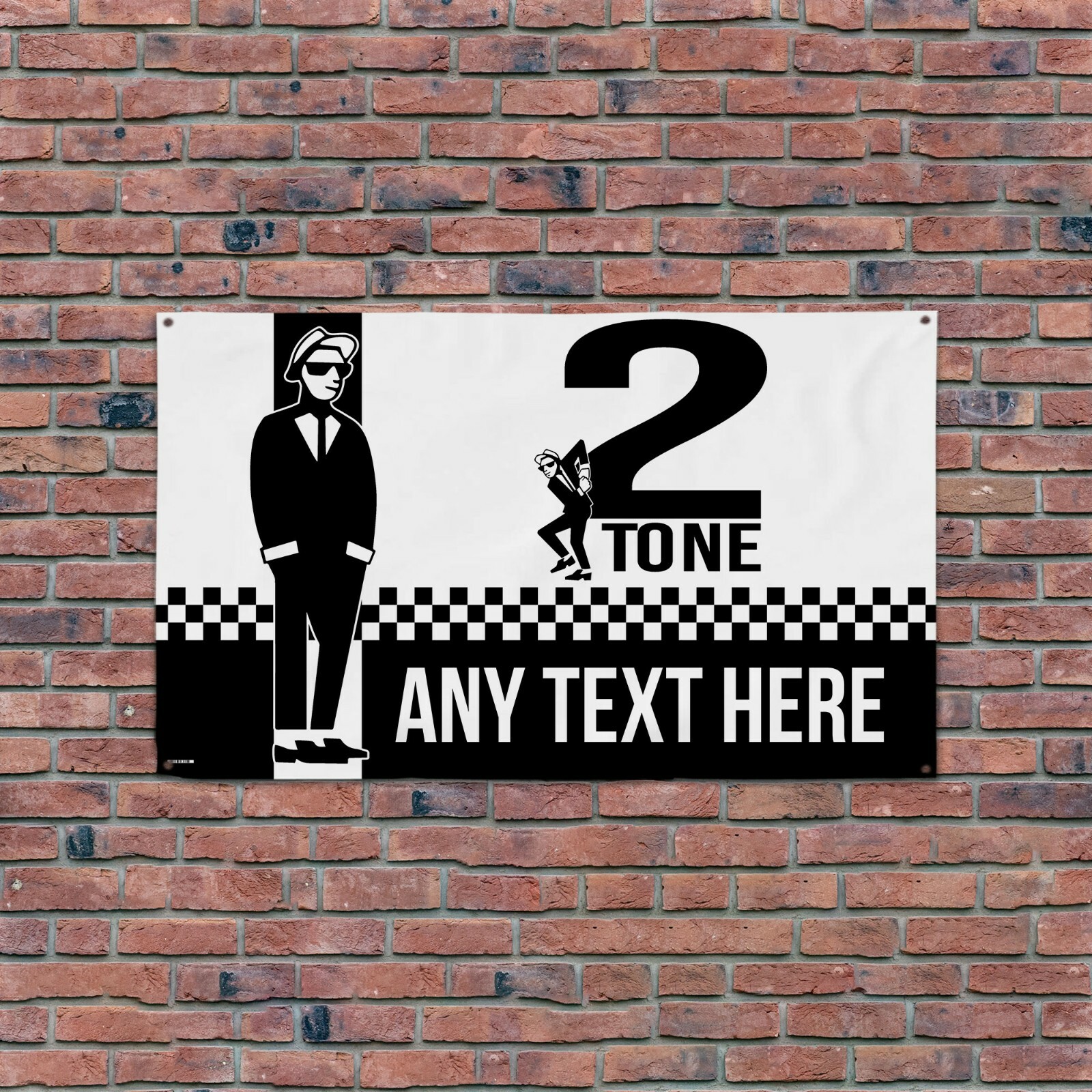 Ska 2 Tone 5x3ft Banner | eBay