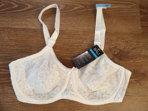 Bali All Over Smoothing Stretch Lace Bra Size 38C NWT | eBay