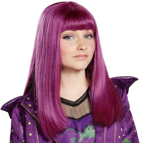 NWT Disney Girl's Descendants 2 Mal Isle Look Wig Halloween Costume | eBay