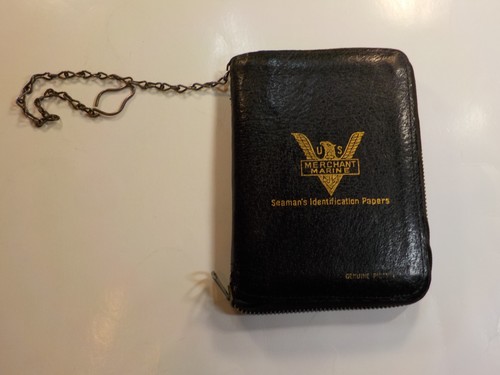 WW2 Merchant Marine Wallet Pingskin World War Two George Zotov ...