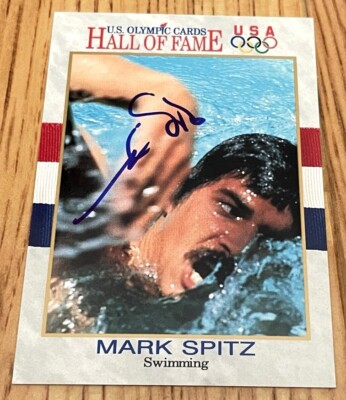 Mark Spitz autographed signed autograph auto 1991 U.S. Olympic Hall of ...