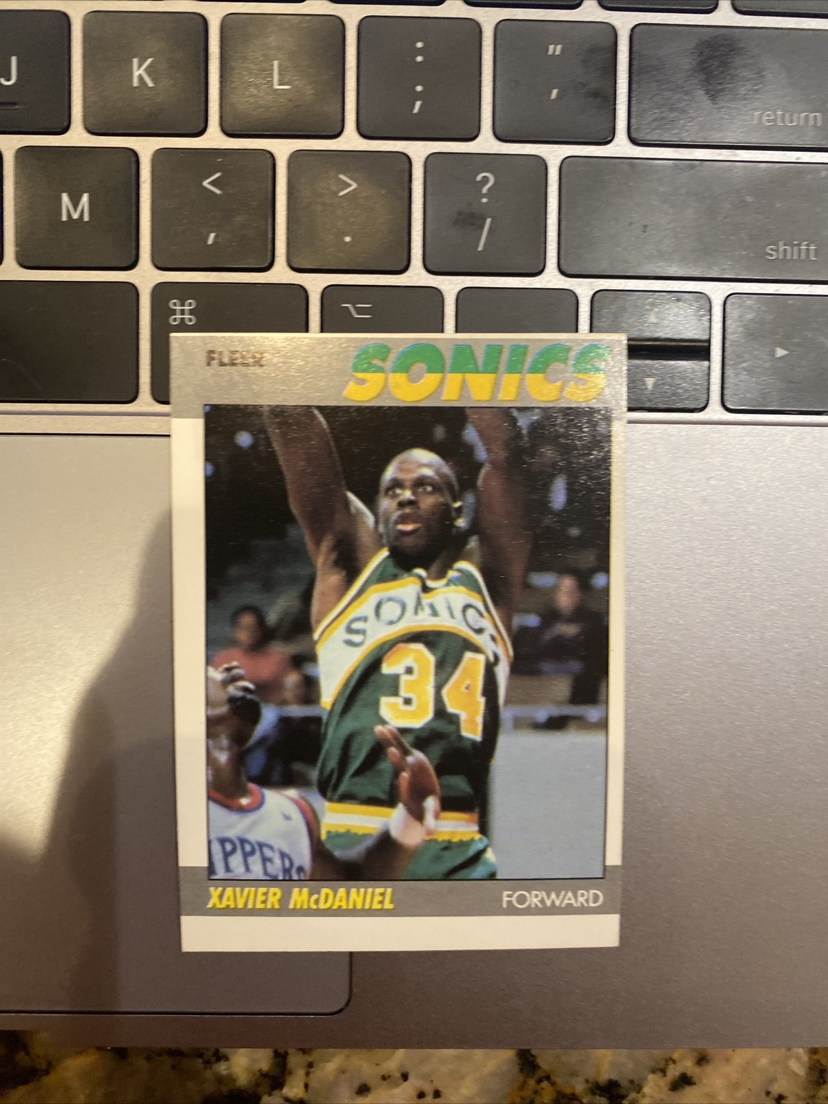 1987-88 FLEER #73 XAVIER MCDANIEL SEATTLE SUPERSONICS | eBay