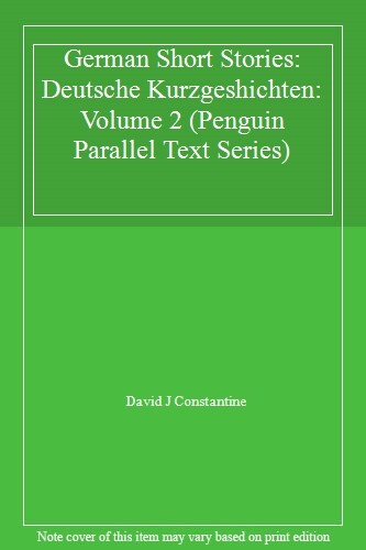 Parallel Text: German Short Stories, Constantine 9780140041194 Free ...