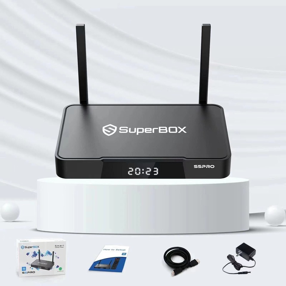 Superbox S5 PRO TV Box Android 12,4+32 New Brand Direct Selling Fast ...