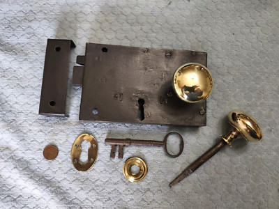 Colonial Box Lock English LH Restored 6 Inch | eBay