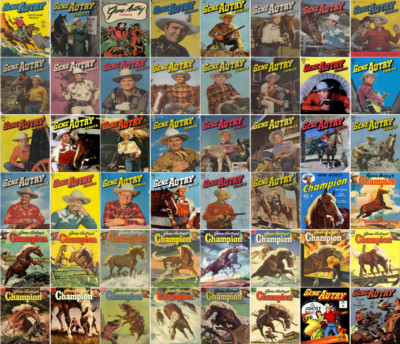 1945 - 1955 Gene Autry Comic Book Package - 49 eBooks on CD | eBay