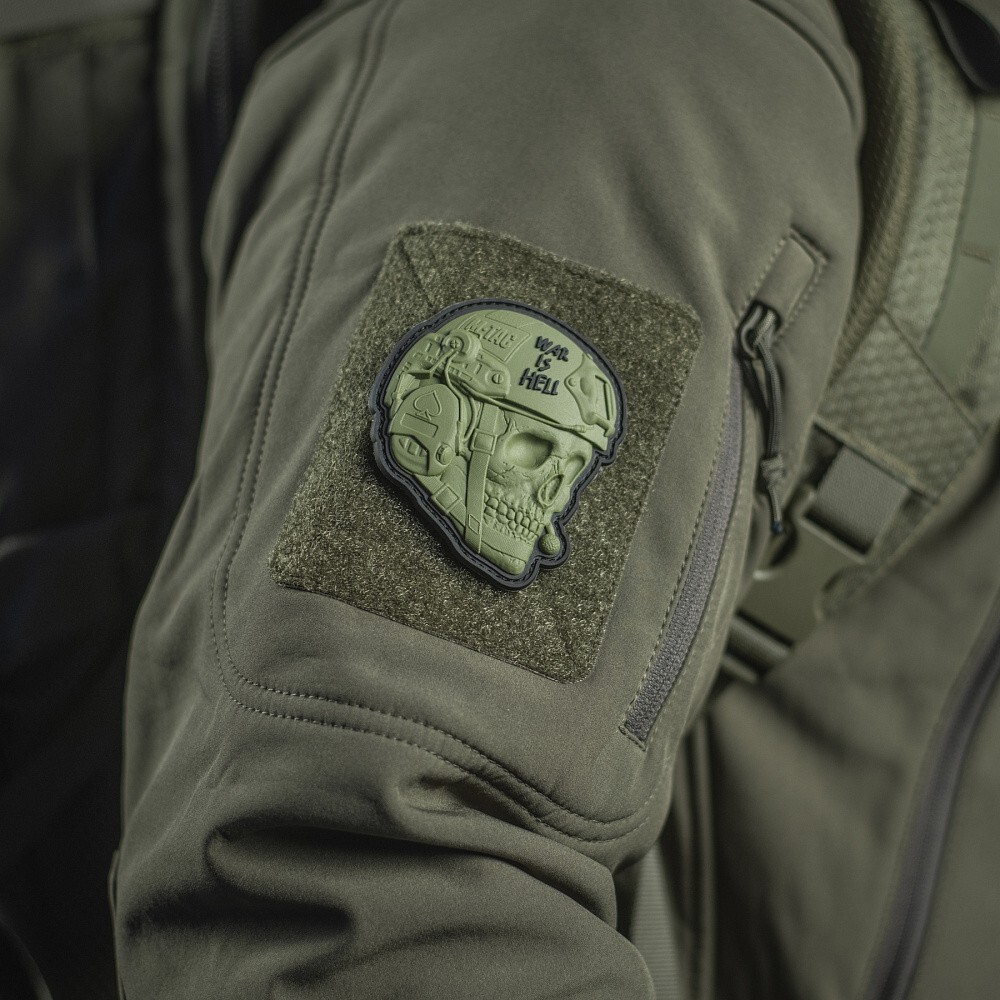 OPERATOR SKULL 3D Ukrainian Morale Patch MILITARY Tactical PVC WAR IS ...