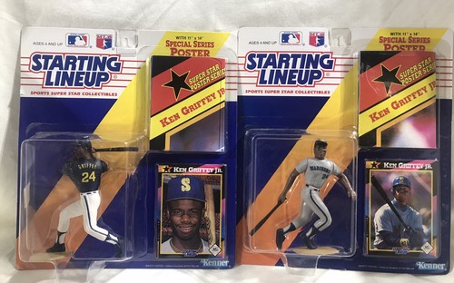 1992 Ken Griffey Jr Action Figures Trading Card Seattle Mariners ...